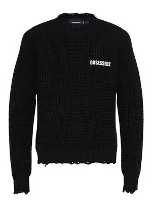 Dsquared2 Sweater With Logo - Black