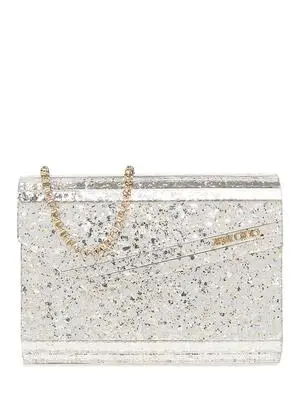 JIMMY CHOO Candy Clutch - Silver