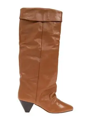 Isabel Marant Elita Heeled Knee High Boots - Brown