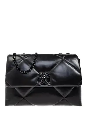 Tory Burch Quilted Shoulder Bag With Chain Strap - Black