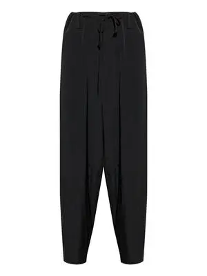 Yohji Yamamoto Drop-crotch Trousers - Black