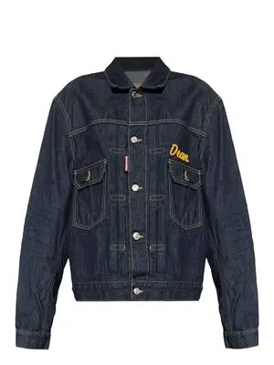 Dsquared2 Denim Trucker Jacket - Navy Blue