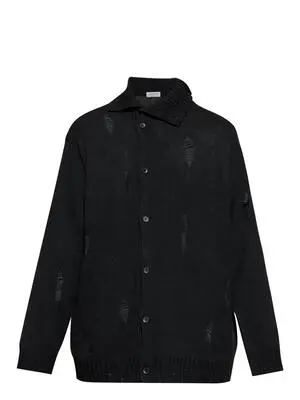 Yohji Yamamoto Wool Cardigan - Black