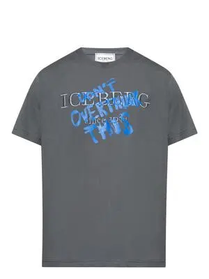Iceberg T-shirt With Logo - Grey