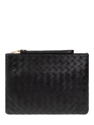 Bottega Veneta The Pouch Small Clutch - Black
