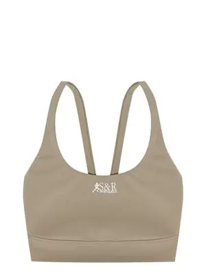 SPORTY & RICH Sports Bra `sr Runner Active - Beige