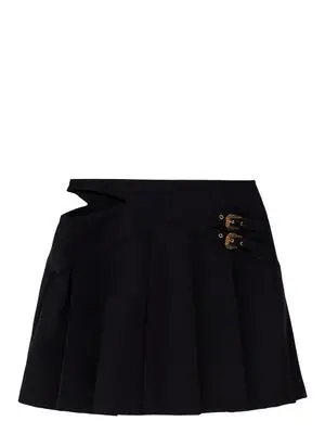 VERSACE Mini Skirt With Decorative Slit