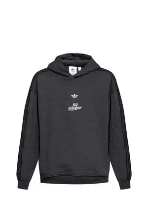 Adidas Originals By Alexander Wang Adidas X 100 Thieves Oversized Hoodie - Grey