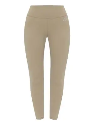 SPORTY & RICH Sr Runner Training Leggings - Beige