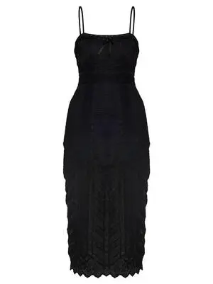 LoveShackFancy Lace "celadine" Dress - Black