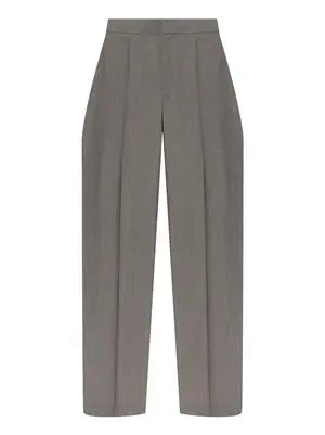 Alexander Wang Wool Pleated Trousers - Grey