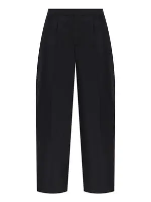 Alexander Wang Wool Pleated Trousers - Black