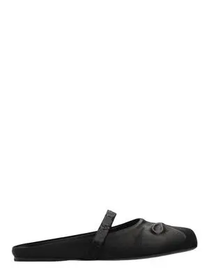 Marni Bow-embellished Slides - Black