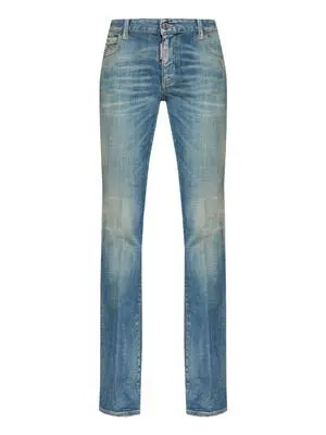 Dsquared2 Medium Waist Flare Jeans - Blue