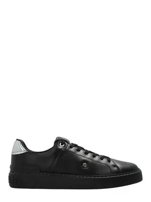 Balmain B-court Leather Sneakers - Black