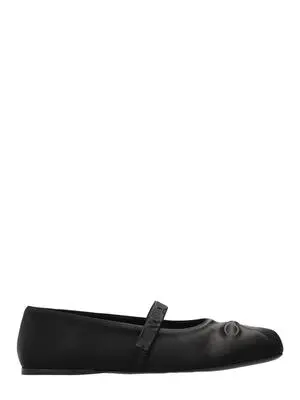 Marni Ballerinas With Bow Detailing - Black