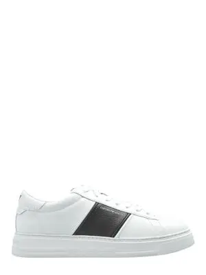 Emporio Armani Sports Shoes With Logo - White