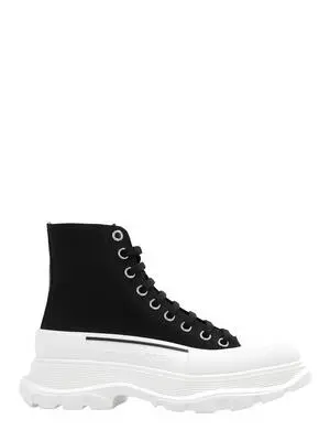 Alexander McQueen High-top Sneakers - Black