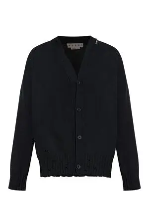 Marni Logo Cardigan - Black
