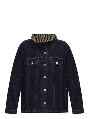 GANNI Denim Jacket - Navy Blue