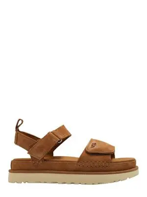 UGG Goldenstar Platform Sandals - Brown