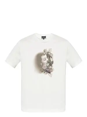 Emporio Armani T-shirt From The `sustainability` Collection - Cream