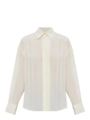 Victoria Beckham Silk Shirt - Cream