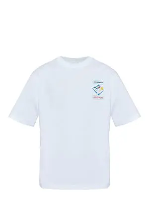 Casablanca T-shirt With Logo - White