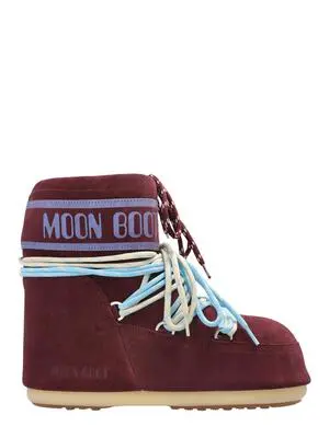 Moon Boot Icon Low Snow Boots - Burgundy