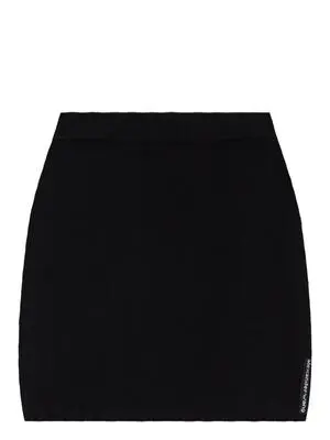 Alexander Wang Short Wool Skirt - Black