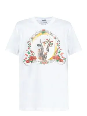 Moschino T-shirt With Print - White