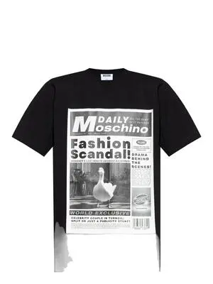 Moschino T-shirt With Print - Black