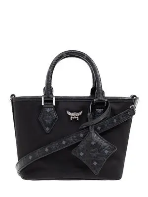 Mcm Handbag With Removable Shoulder Strap - Black