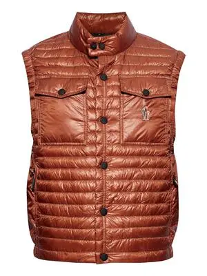 Moncler Day-namic Ollon Down Vest - Brown