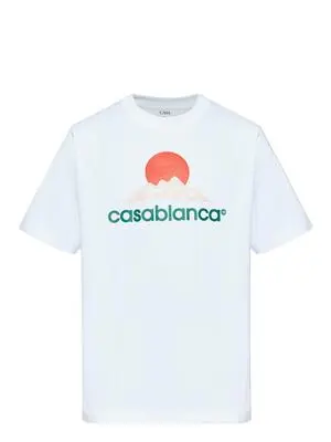 Casablanca T-shirt With Logo - White