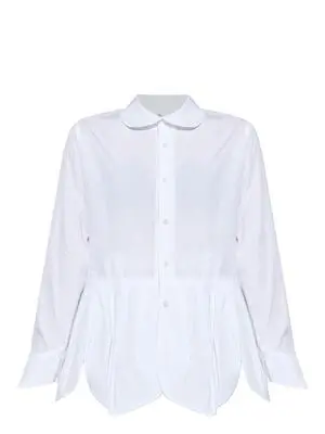 Comme Des Garçons Shirt With Decorative Detailing - White