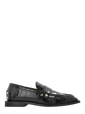 GANNI Loafer-style Shoes - Black