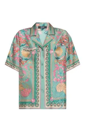 Versace Silk Shirt - Green
