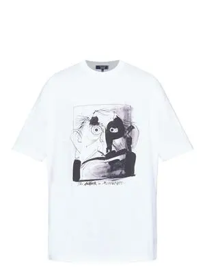 Comme Des Garçons T-shirt With Print - White