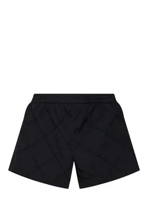 Bottega Veneta Geometric Check Swim Shorts - Black