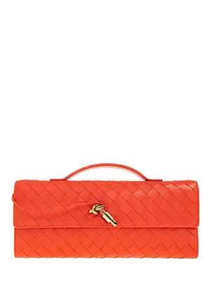 Bottega Veneta Andiamo Handbag Red