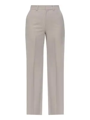 Victoria Beckham Creased Trousers - Grey