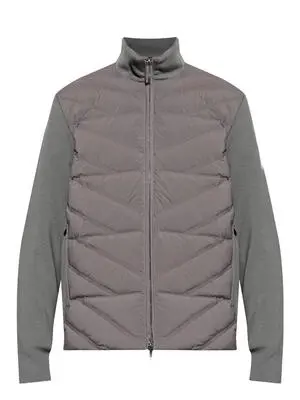 Emporio Armani Cardigan With Down Filling - Grey