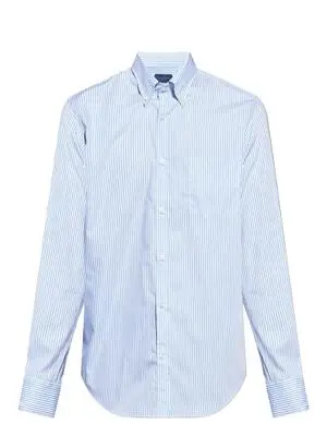 Paul & Shark Shirt With A Striped Pattern - Blue