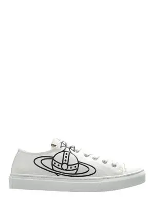 VIVIENNE WESTWOOD Plimsoll Low Top Sneakers - White