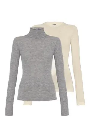 JIL SANDER Turtleneck And Top Set