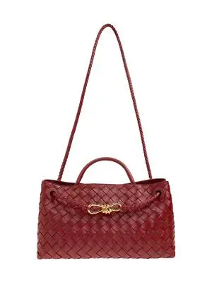 Bottega Veneta Andiamo Handbag - Red