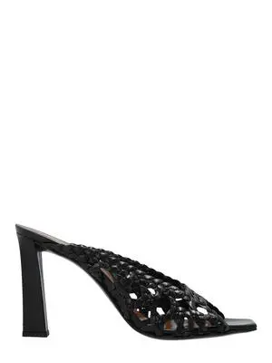 GIUSEPPE ZANOTTI Mya Heeled Mules - Black
