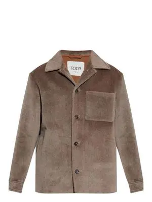 TOD’S Virgin Wool And Llama Wool Jacket - Brown