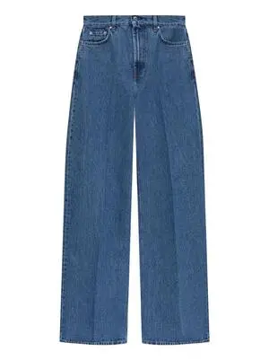 TOTEME Wide Leg Jeans - Blue